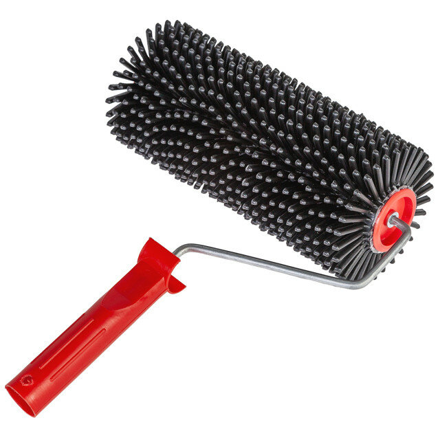 Игольчатый валик с ручкой 300 мм, игла 41 мм, арт.111-8300 - строительный инструмент