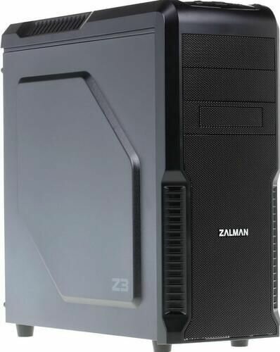 Компьютерный корпус ZALMAN Z3 (Z3-bl) черный - Mid-Tower, Micro-ATX, Standard-ATX, USB 2.0 Type-A, USB 3.2 Gen1 Type-A