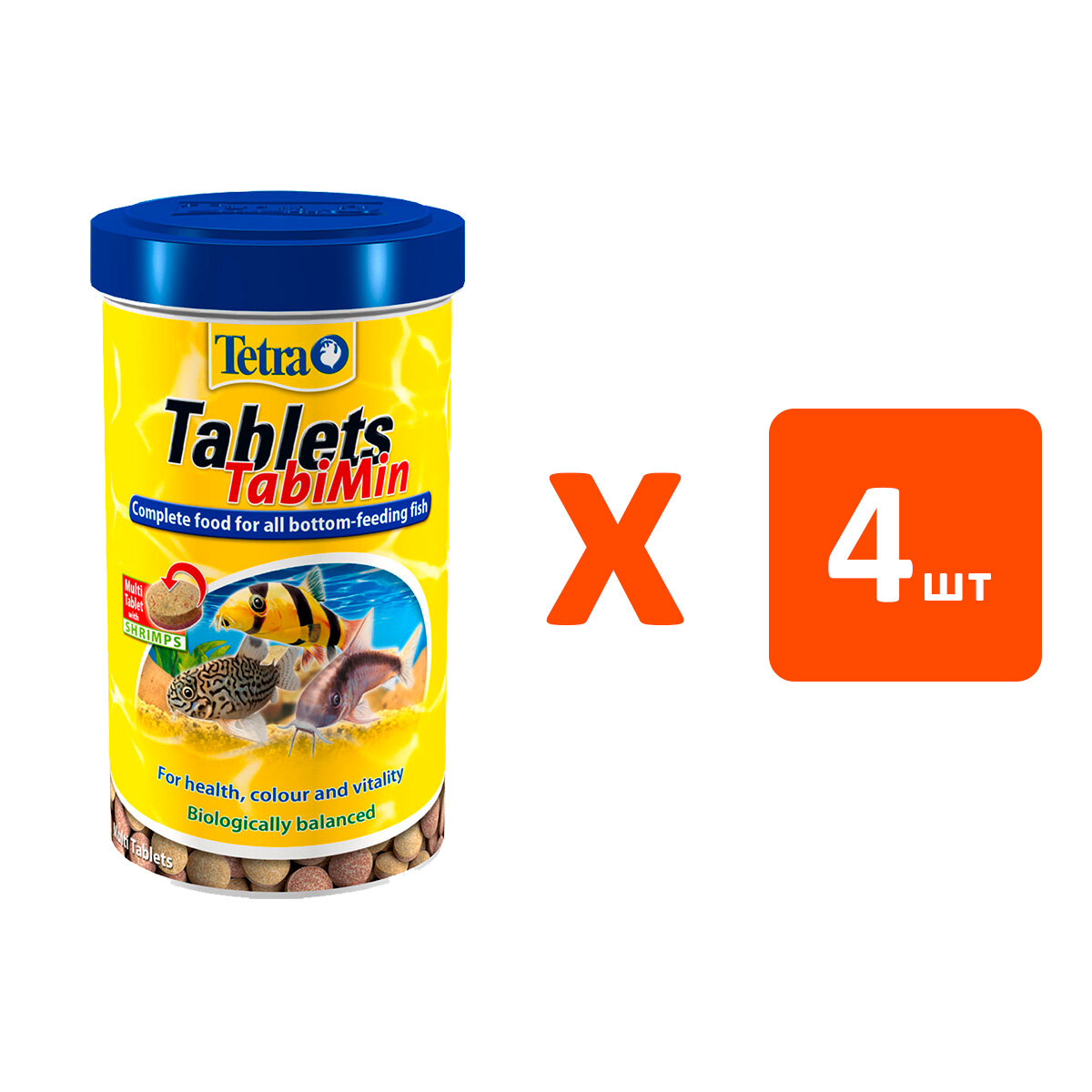 TETRA TABLETS TABIMIN корм таблетки для донных рыб (2050 т х 4 шт)