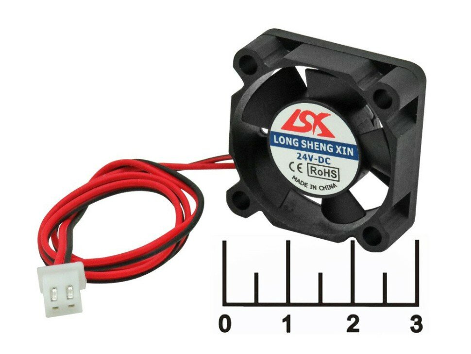 Вентилятор 24V 0.05A 30*30*10мм 3010 (разъем 2pin)
