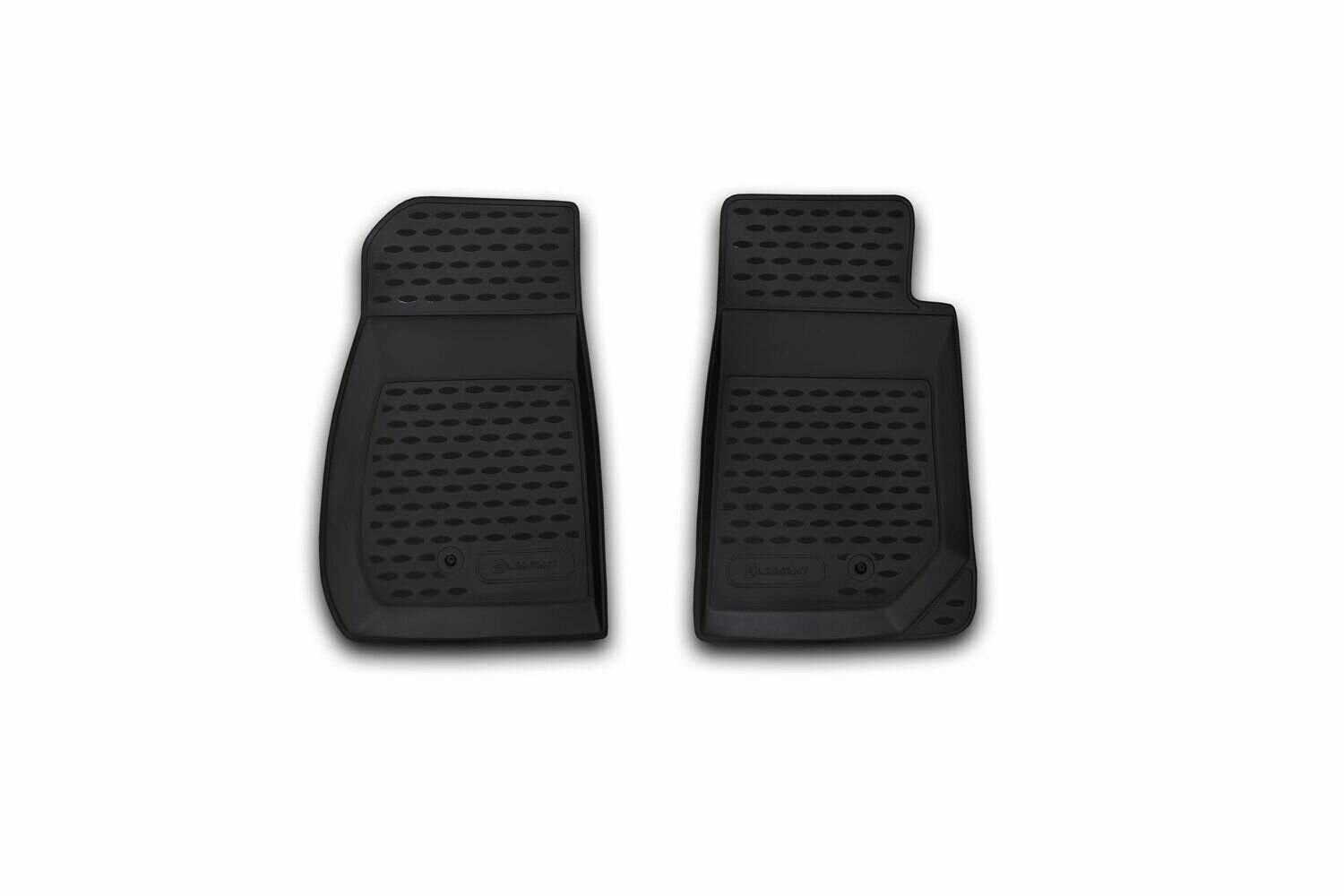 Коврики в салон для JEEP Wrangler 2 двери, 2007- 2 шт. передние (полиуретан) NLC.24.08.210