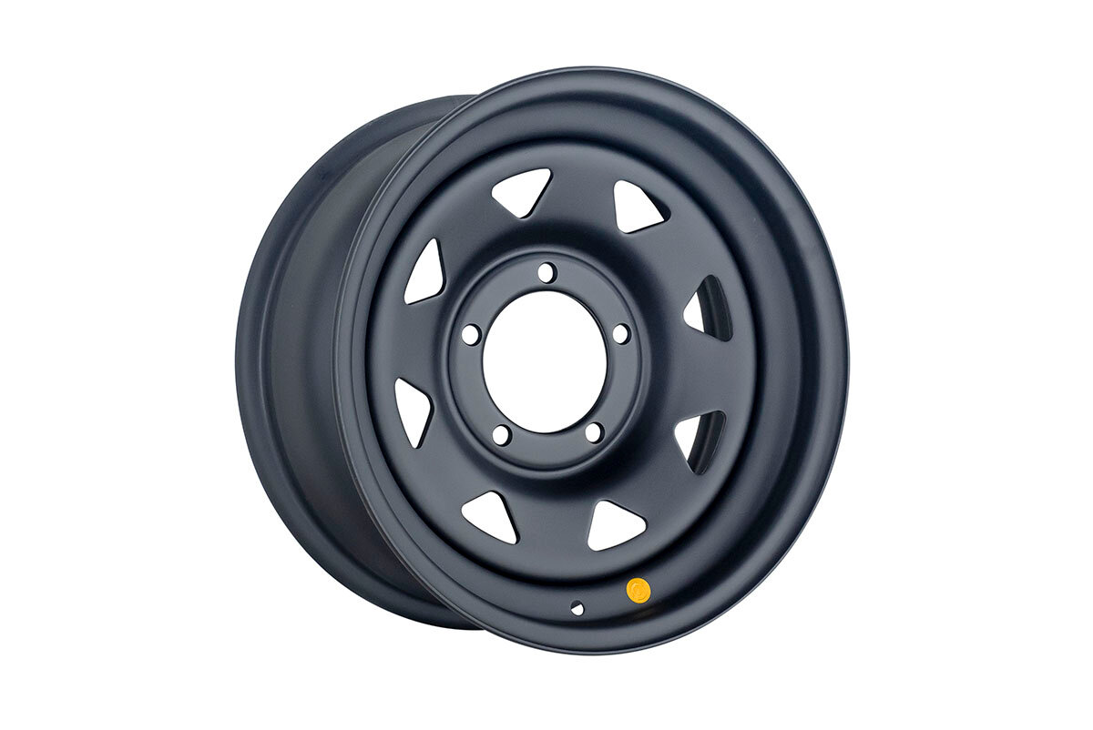 Диск усиленный УАЗ стальной черный (матовый) 5x139,7 7xR16 d110 ET0 (треугольник мелкий)