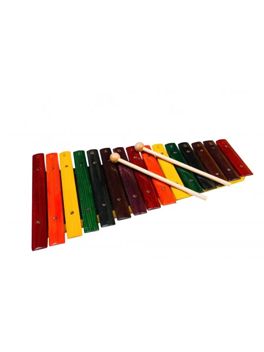 FLIGHT FX-15С ксилофон 15 нот, разноцветный, 2 палочки