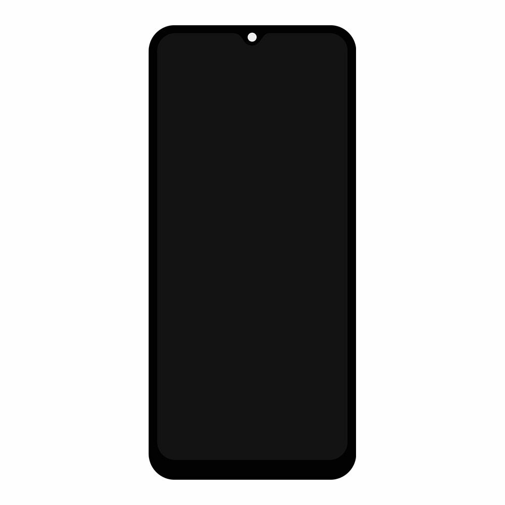 LCD дисплей для Realme C30/Narzo 50i Prime (RMX 3581/3506) с тачскрином в рамке (черный) OR LCD