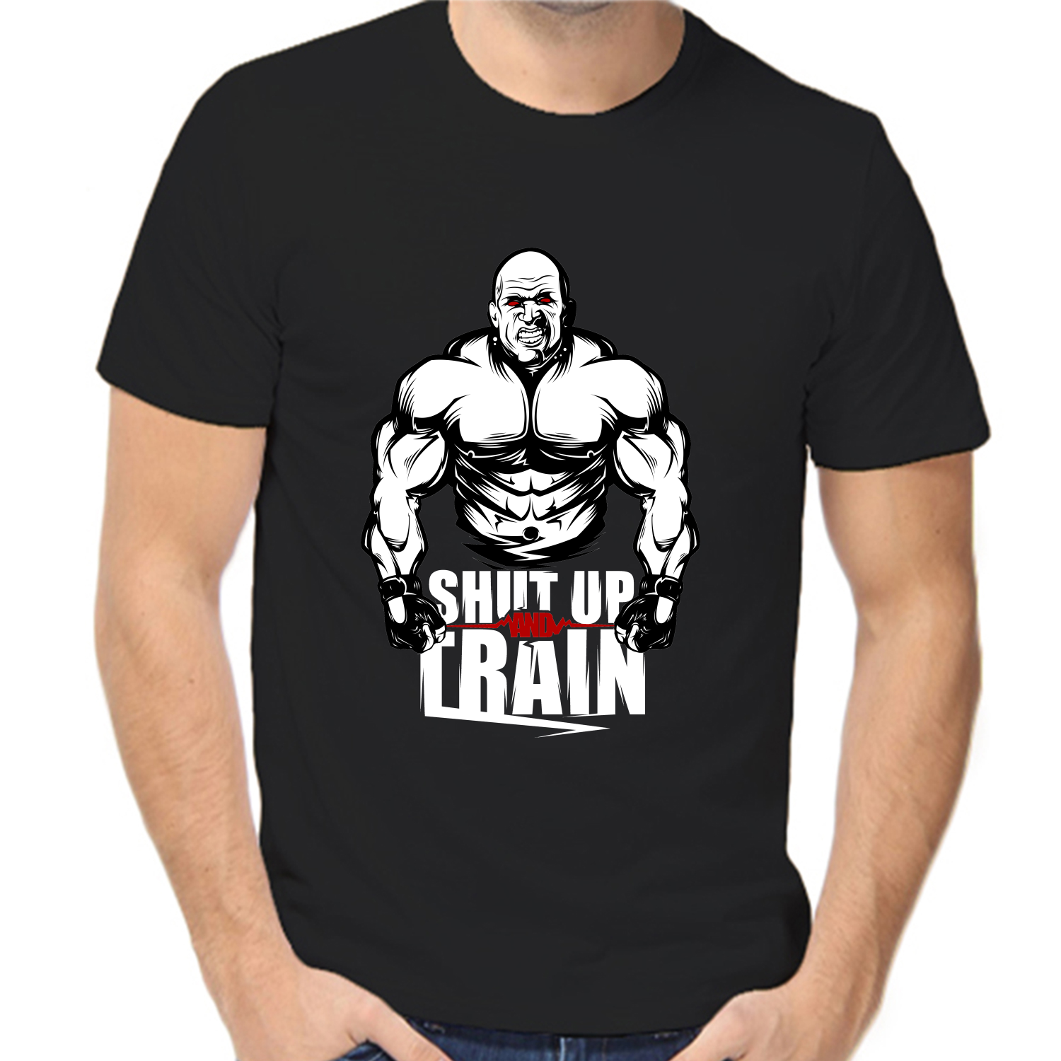Футболка shut up and train