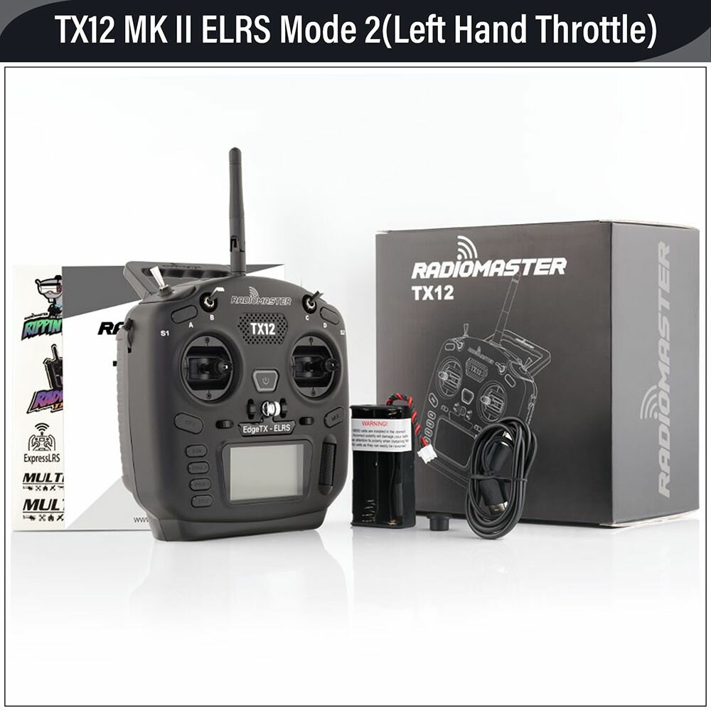 Радиоконтроллер RADIO MASTER TX12 MKII ELRS M2 FCC Hall