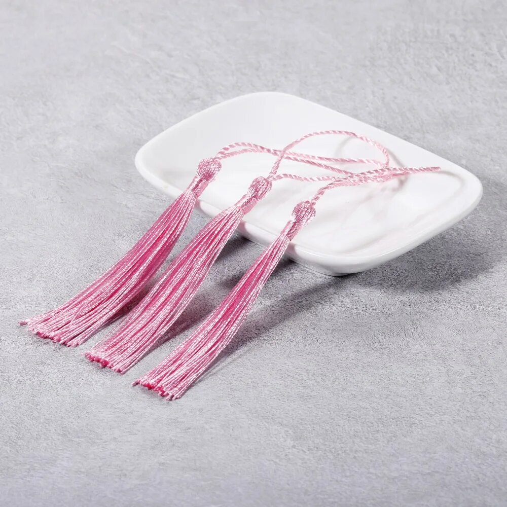 Бахрома из полиэстера YouYoungDifferent 70 мм 30 шт Розовый, 10pcs, Pink