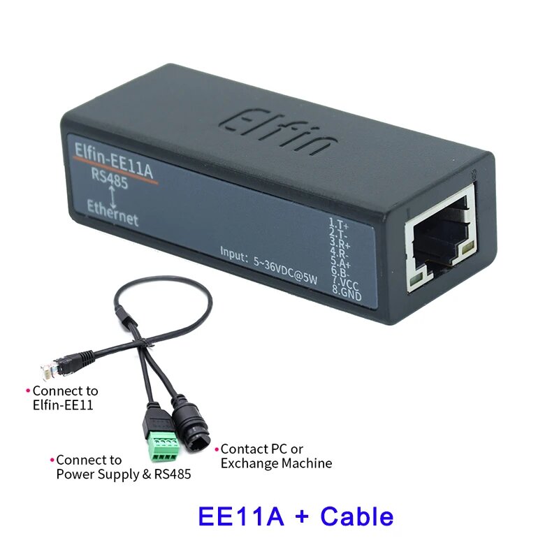EE11A Преобразователь RS485 в Ethernet EE11A kit 2