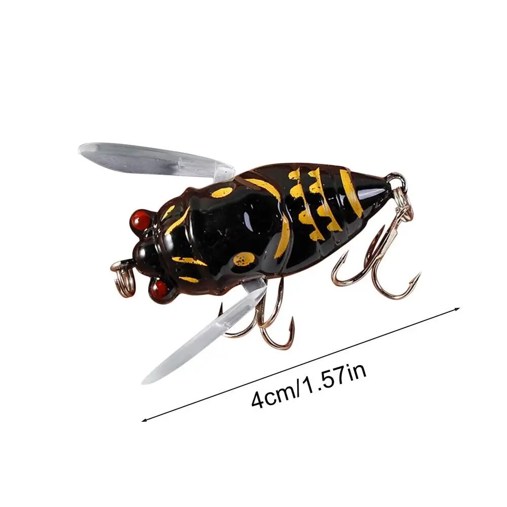 Искусственные приманки для рыбалки Cicada Fly Fishing Lures 4см