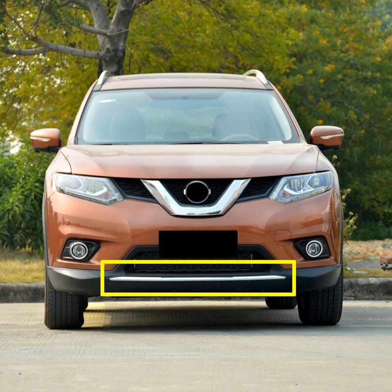 Хром накладка бампера Nissan X-Trail T32 2014-2016