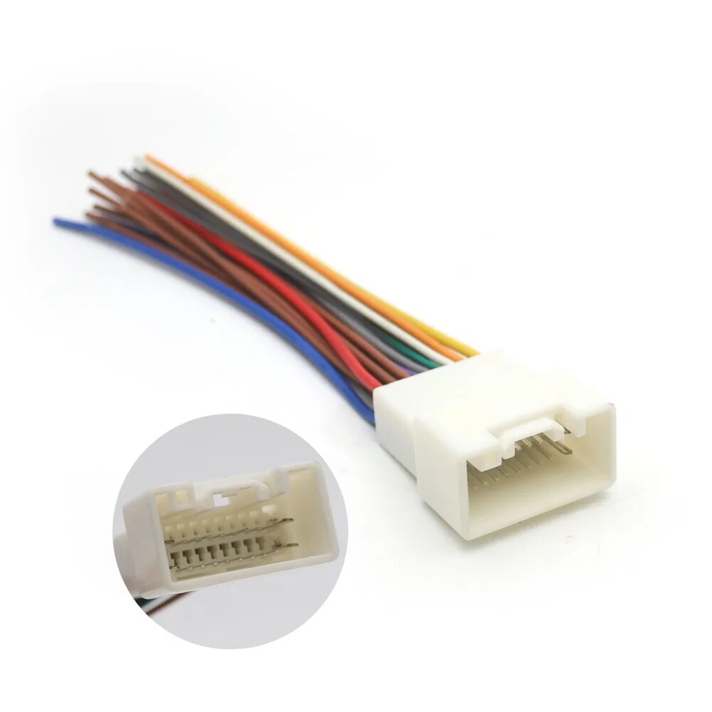 Автомобильный 20-контактный ISO стерео аудио провод Кабельный адаптер разъем для Mitsubishi B