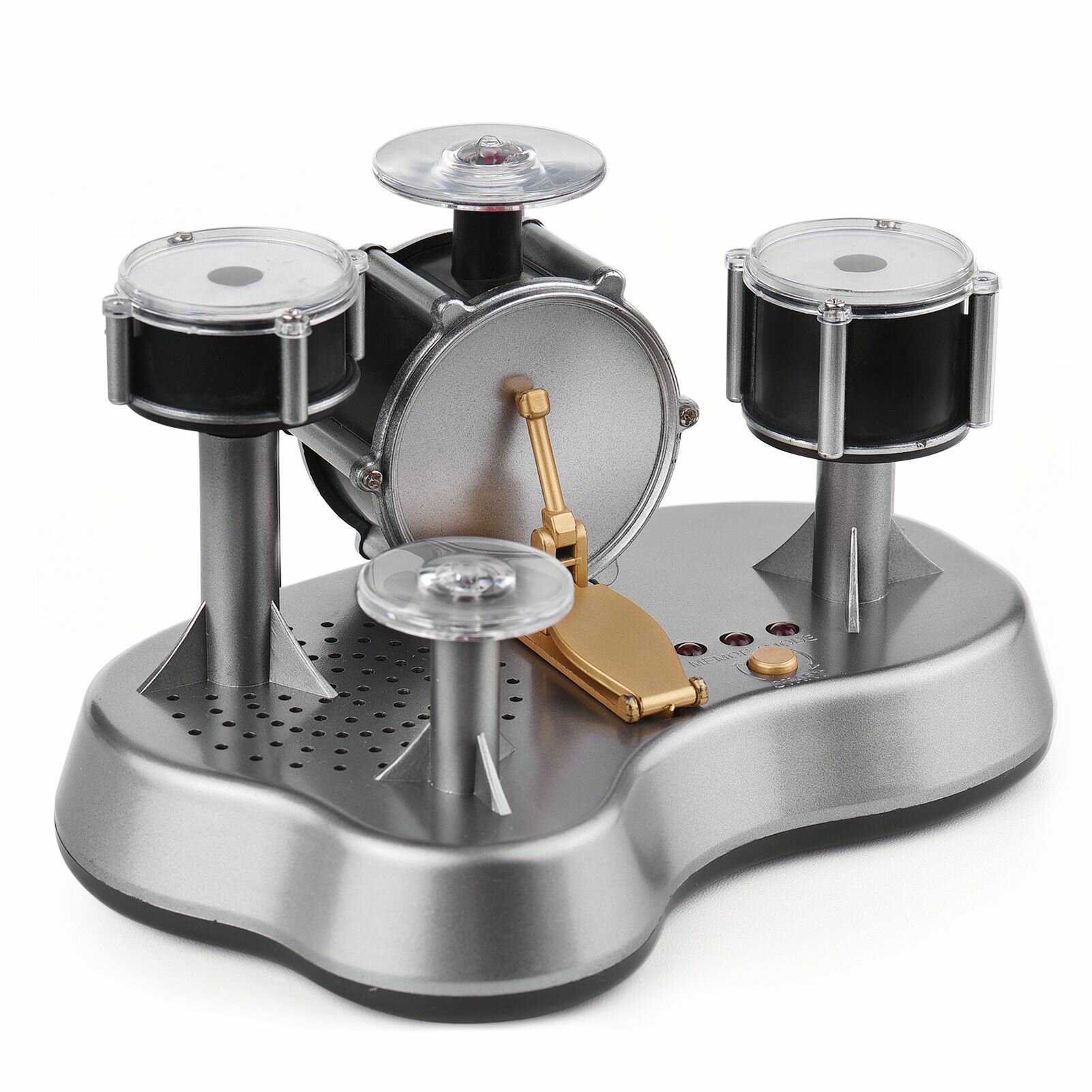 Электронный мини-барабан для пальцев, сенсорный барабан со звуками и