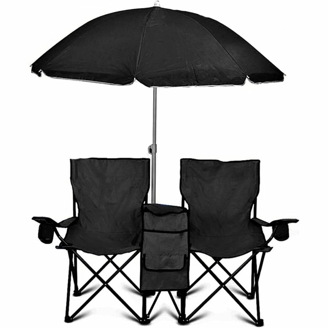 Пляжное кресло с зонтиком