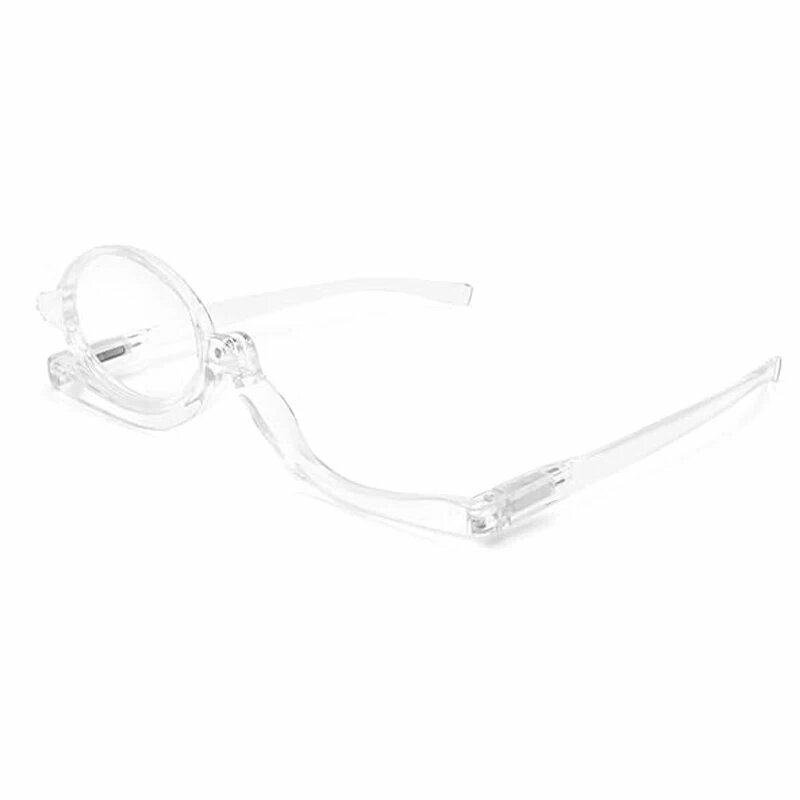 Раскладные очки IENJOY для макияжа +1 +1.5 +2 +2.5 +3 Transparent, Белый, +300