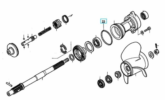Уплотнительное кольцо 94х4.1; Артикул Honda: 91351ZW1B02 (Оригинал)