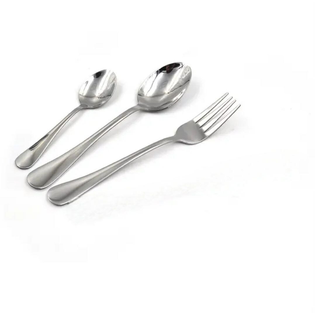 Набор столовых приборов 18 предметов, на 6 персон, нержавеющая сталь