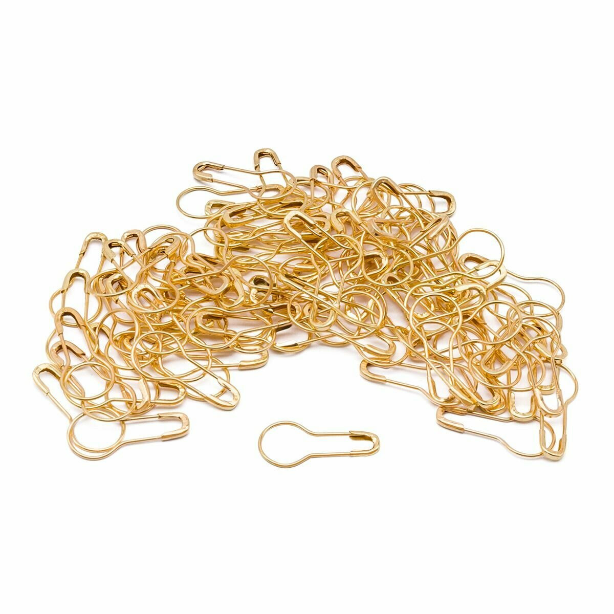 AC006 Булавки для этикеток в футляре, 100шт, золото Hobby&Pro