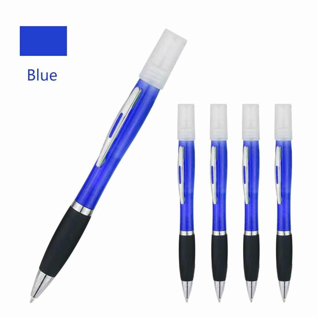 Набор из 5 двусторонних шариковых ручек с мини для детей и студентов, Синий