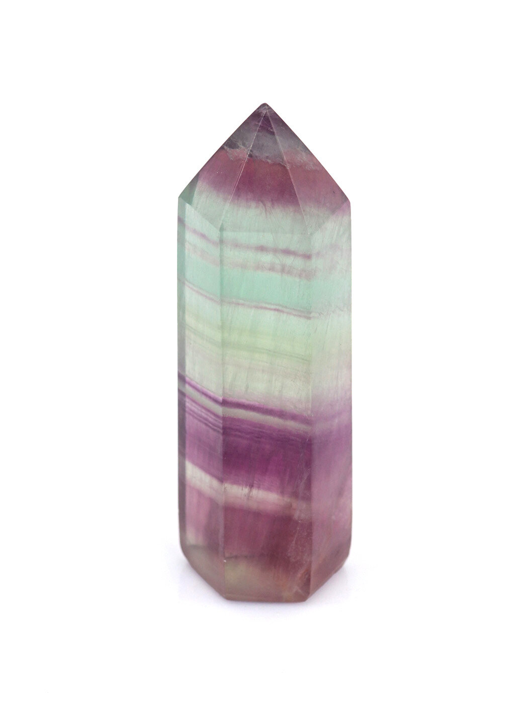 Флюорит "Кристалл" (сиреневый микс), натуральный камень/минерал (6-7 см)