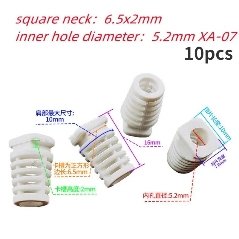 10 шт, разъем кабельного сальника, резиновый шнур для снятия натяжения, защита багажника, 4,6/5,2/6 мм, проводной кабельный рукав, зарядное устройство для мобильного телефона, электроинструмент