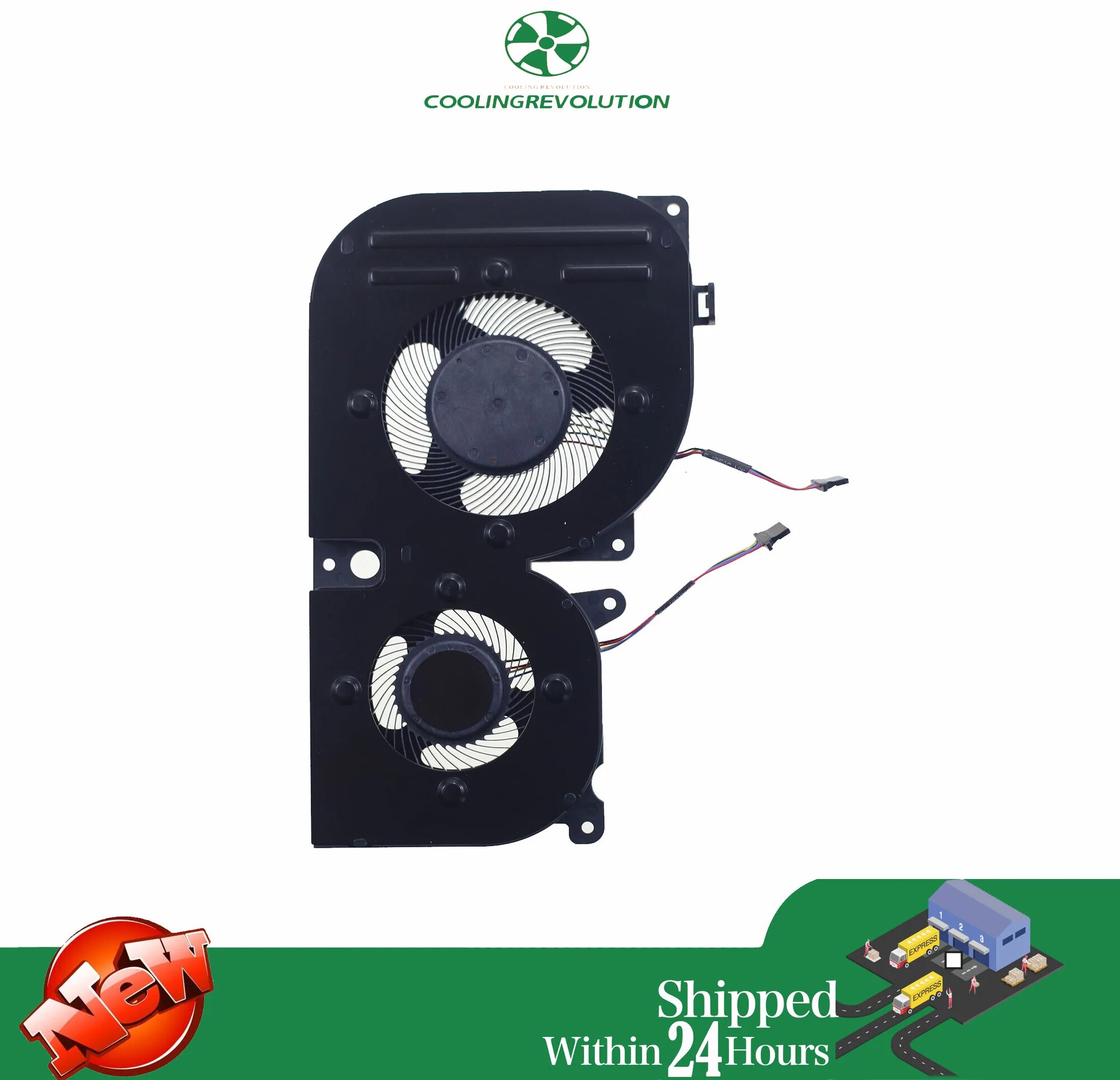 Вентилятор охлаждения процессора ноутбука для Gigabyte Aorus 16 BKF PLB08008S12HH PLB06006S05HH