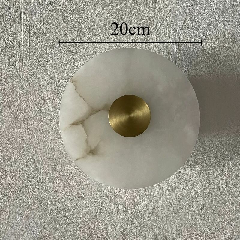 Светодиодный Настенный Светильник В Стиле Ар-деко, Натуральный Мрамор, Латунь, Декоративное Бра Для Гостиной, Коридора, Прихожей, Создание Уютной Атмосферы