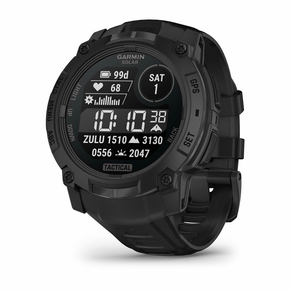 Garmin Instinct 3 - 50mm Solar Tactical Edition черный с черным ремешком