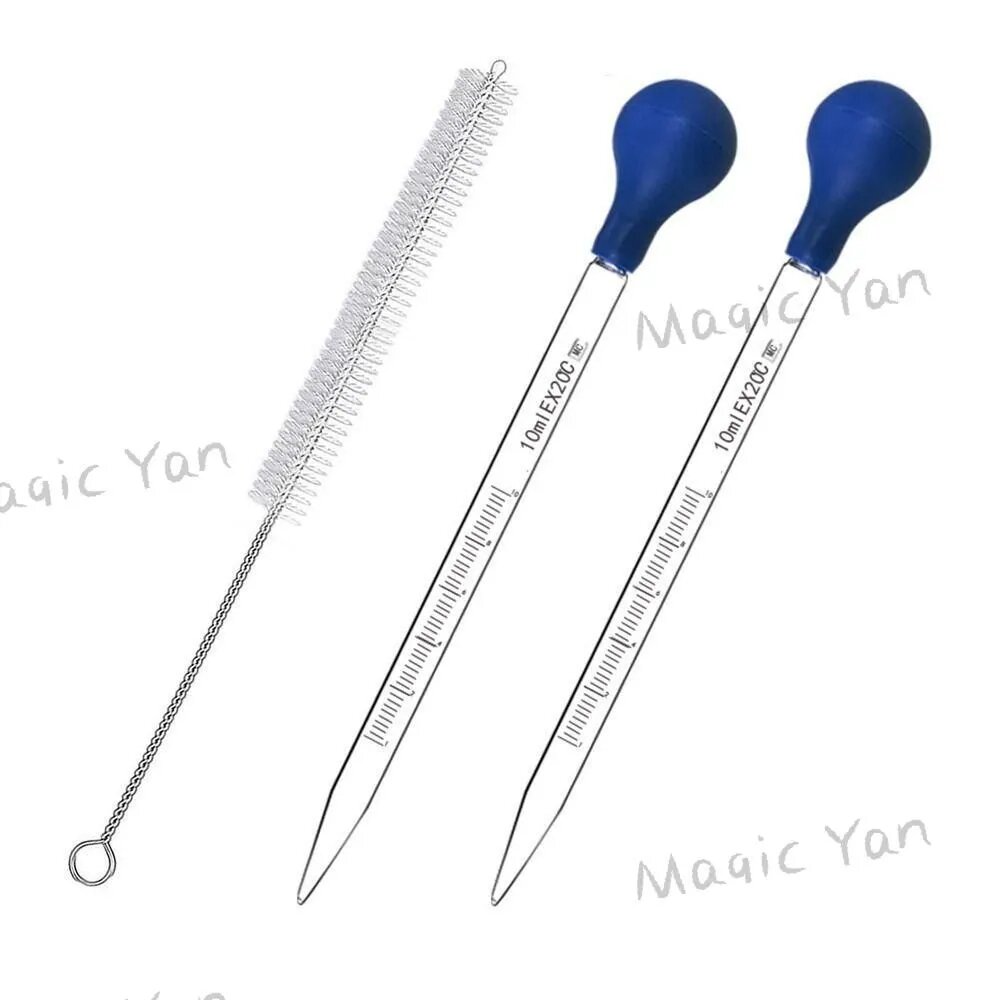 2 шт. Стеклянная градуированная пипетка