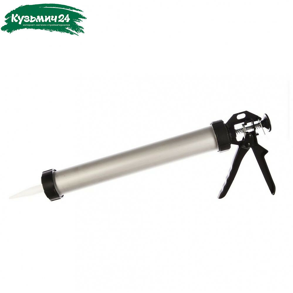 Пистолет для герметика и клея Кедр 030-0002 для картриджа и тубы, закрытый