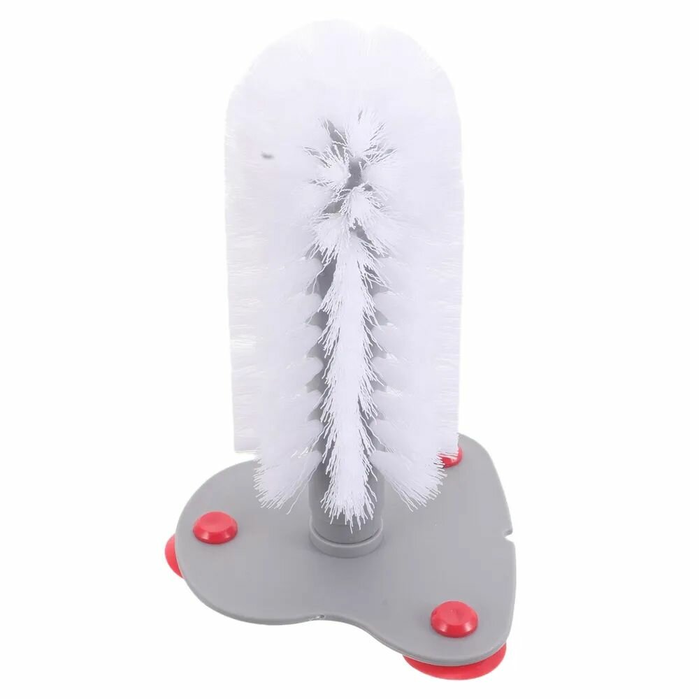 Присоска с мягкой щетиной для гигиены черепахи, совмещена функцией чистки мелкой посуды, 1 шт