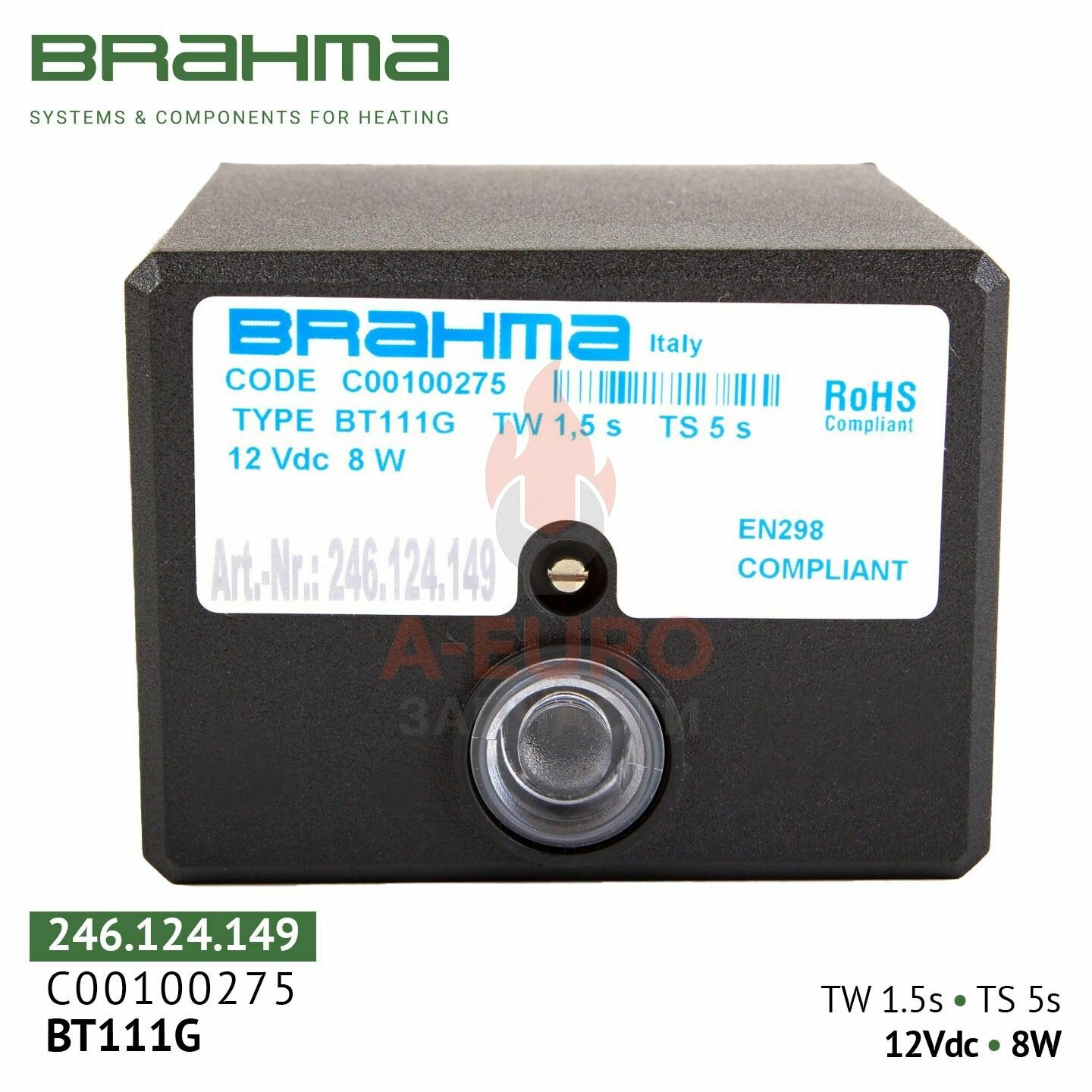 Блок управления горением Brahma BT111G, C00100275