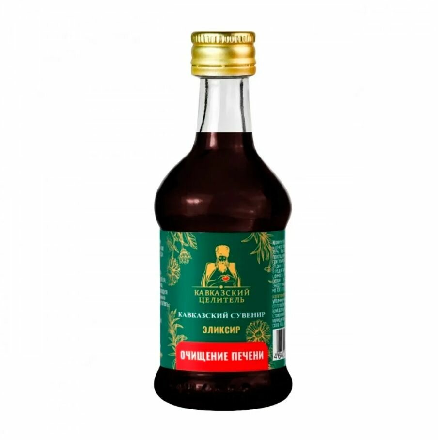 Кавказский целитель Эликсир очищение печени, стекло