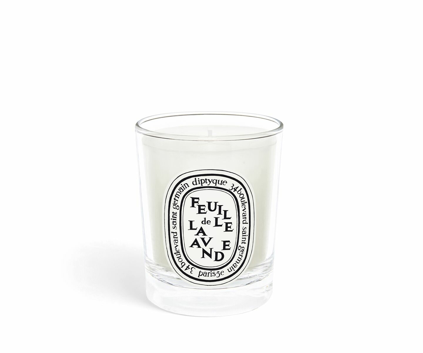 Свеча ароматическая Diptyque Feuille de Lavande 70г