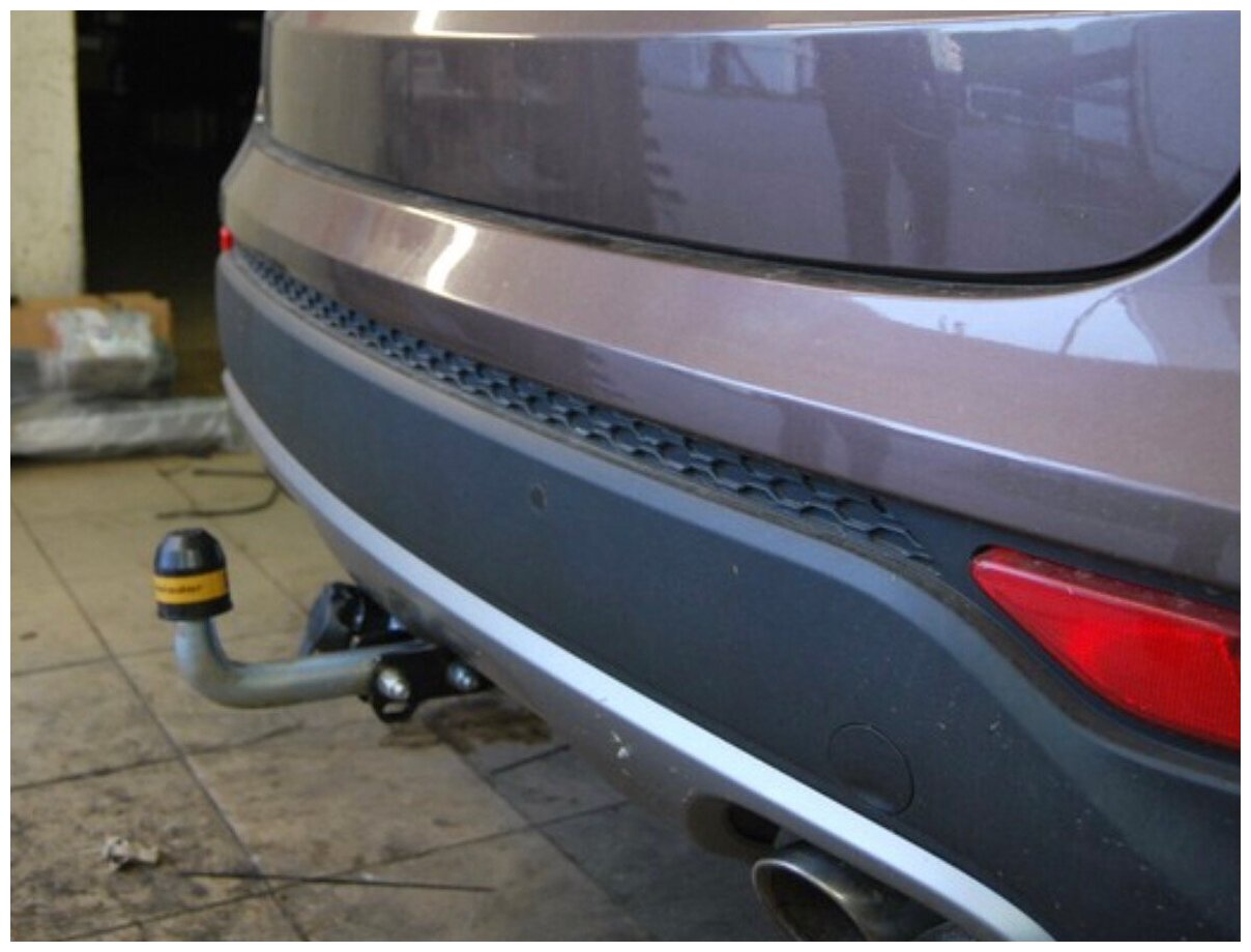 Фаркоп Motodor для Hyundai Santa Fe 2012-2018, Grand Santa Fe 2014-2018, Kia Sorento c 2012 (оцинкованны(паспорт и сертификат в комплекте)(без электрики) 90908-A