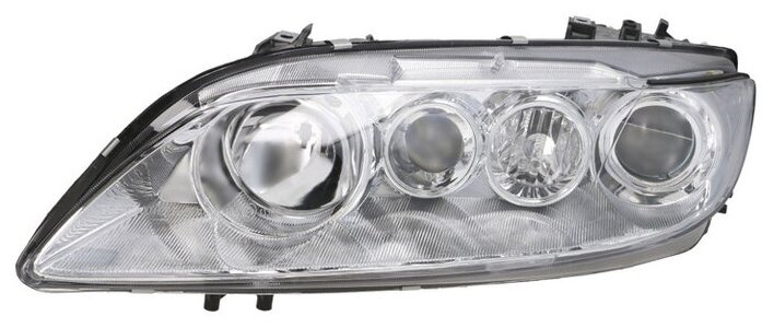 Mazda 6 02-05 фара передняя левая с противотуманкой с корректором, DEPO 216-1147L-LDEMF (1 шт.)