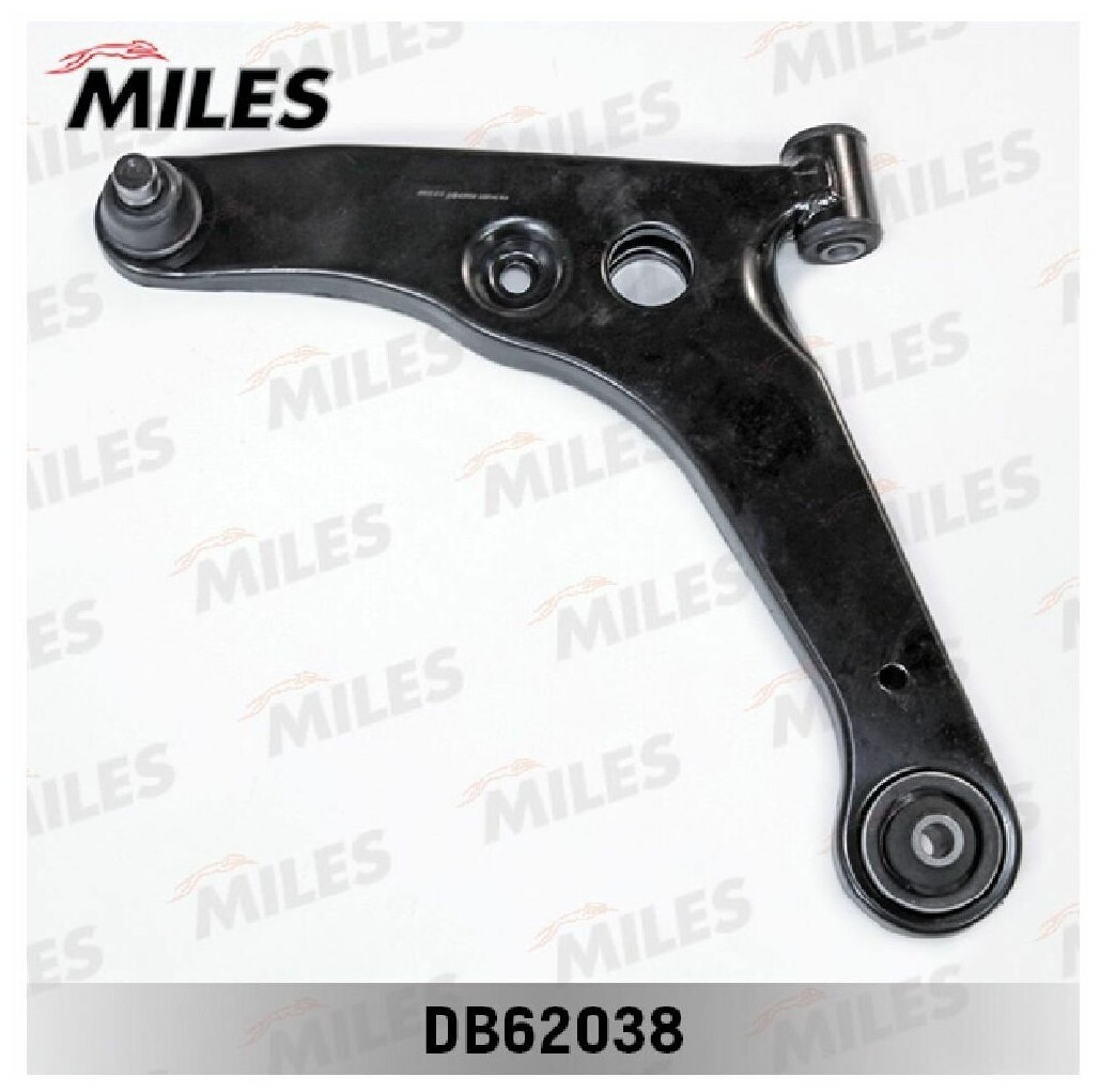 Рычаг подвески MILES DB62038, для Mitsubishi Lancer, передний, левый, черный