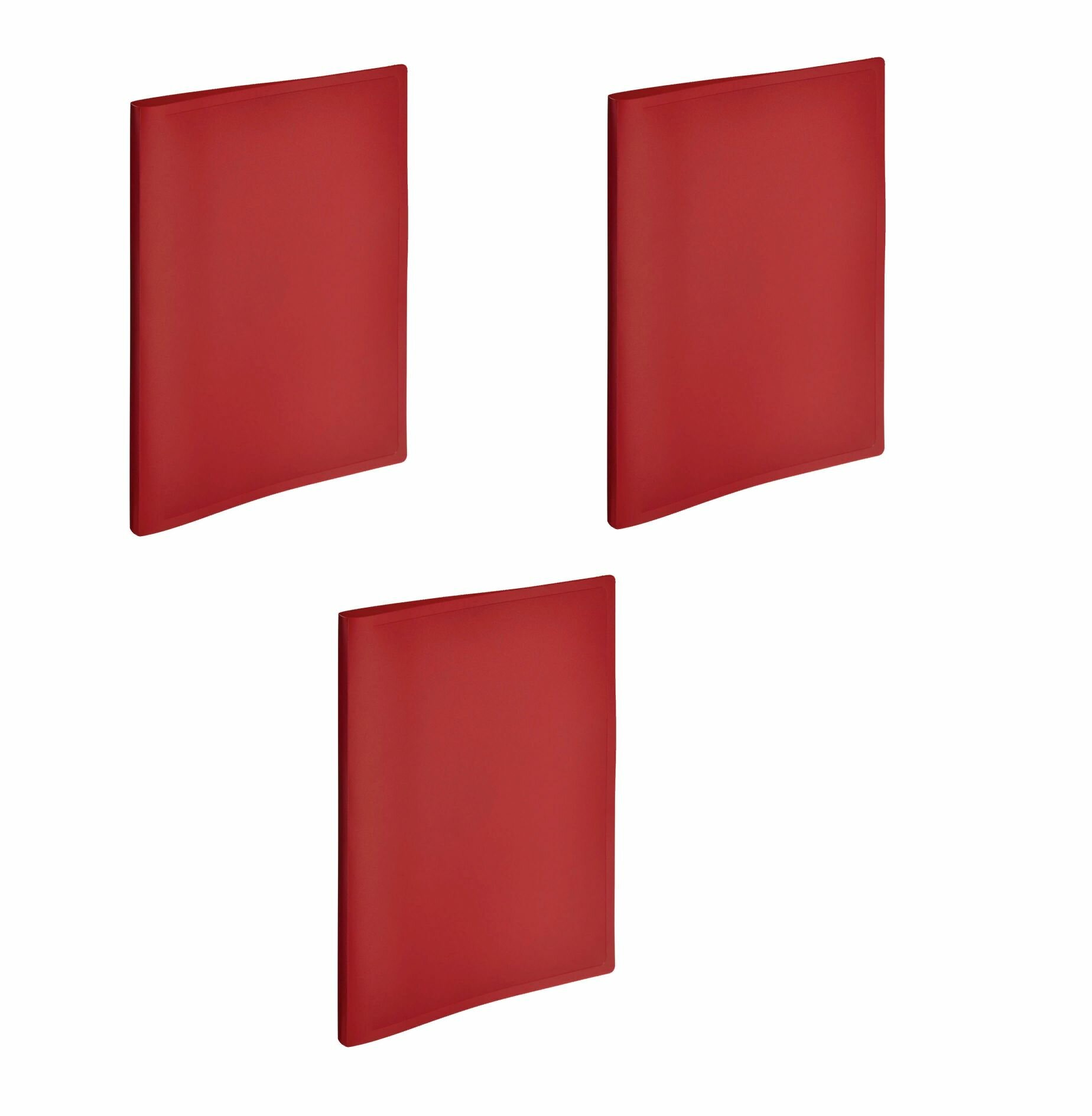 Attache Economy Папка с зажимом, красный, 3 уп