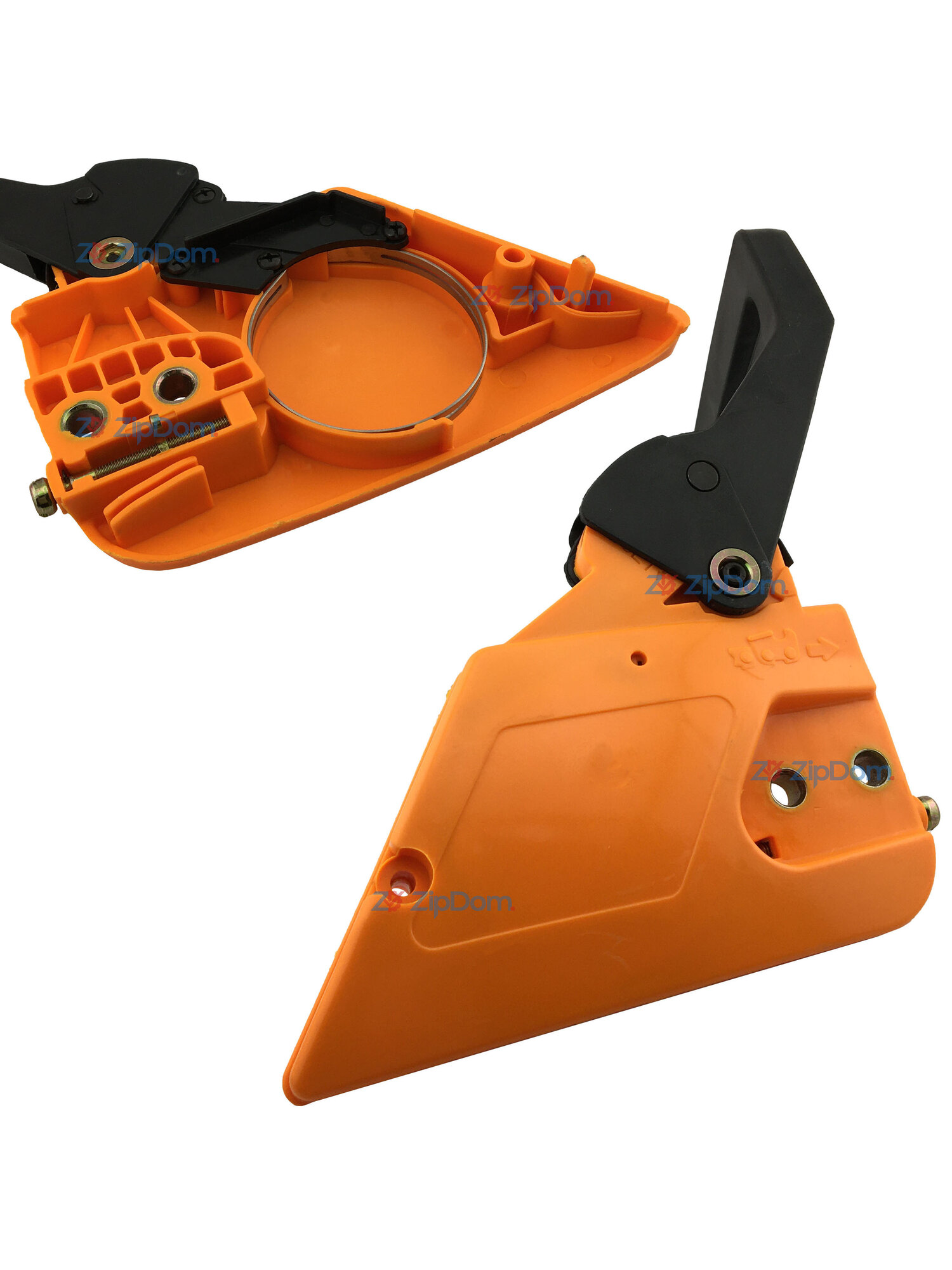 Крышка тормоза цепи в сборе (крепления шины) ТИП 2 подходит для бензопил Partner P350, P350XT, P360, P370, P371, P400