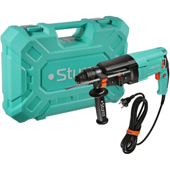 Перфоратор Sturm! RH2526BR , 920Вт, 26мм, 3Дж, 0-5000уд/мин, 0-1200об/мин,3 реж, кабель 4м, кейс