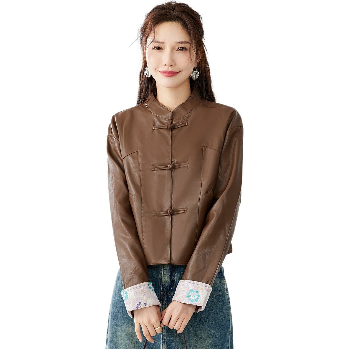 Куртка кожаная