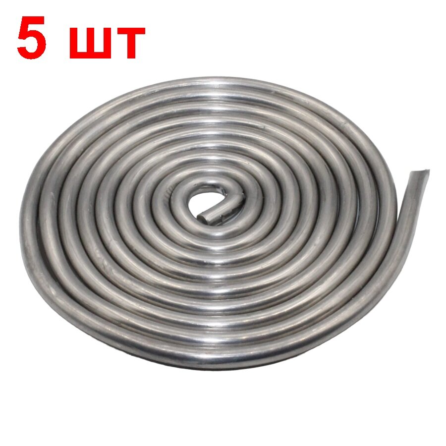 Припой ПОС-61 Sn60Pb40 5 шт. сечение 1 мм 1 метр спираль