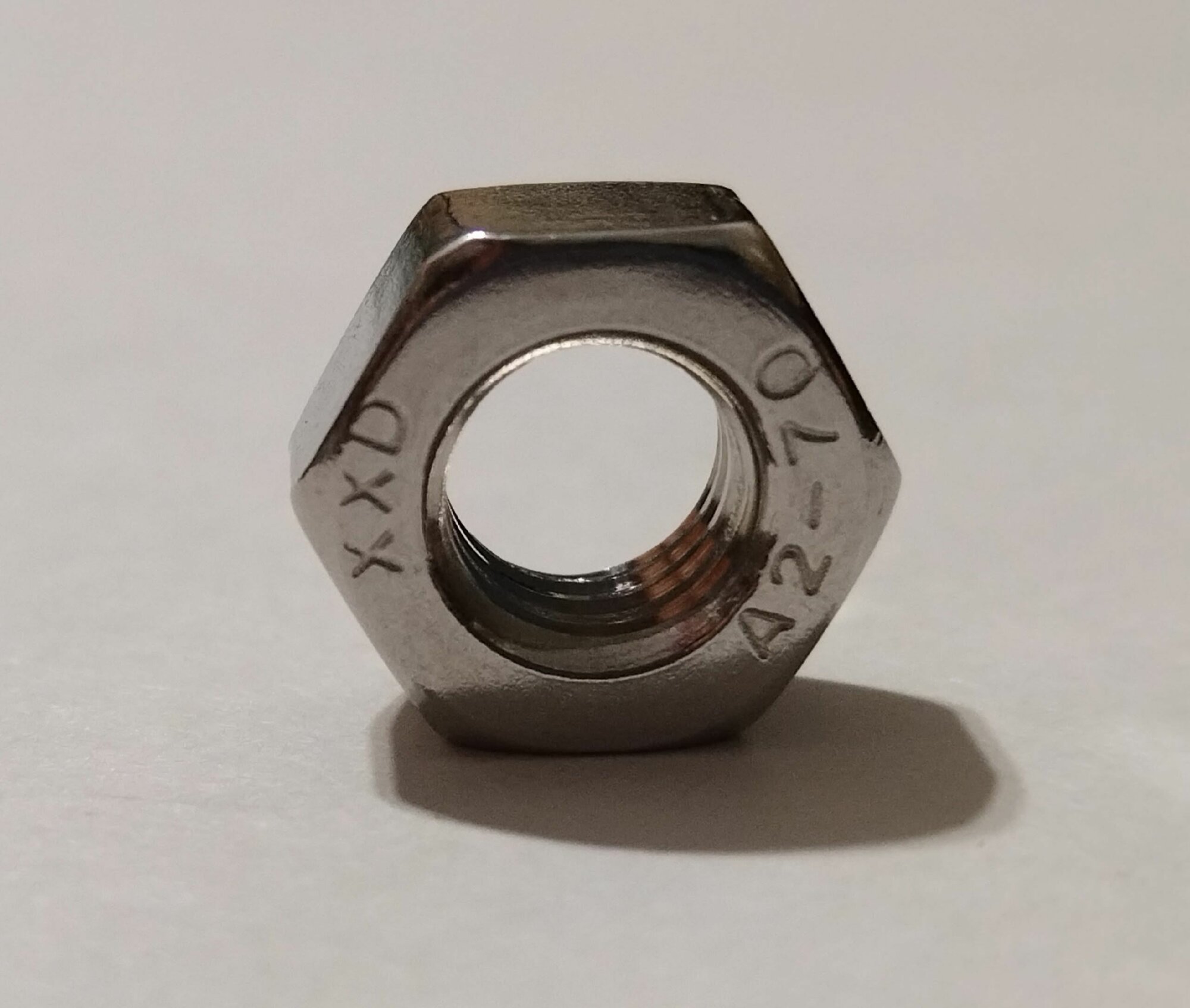 Гайка 6 нержавеющая сталь Din 934/ГОСТ 5915-70; ISO 8673/А2-20шт.