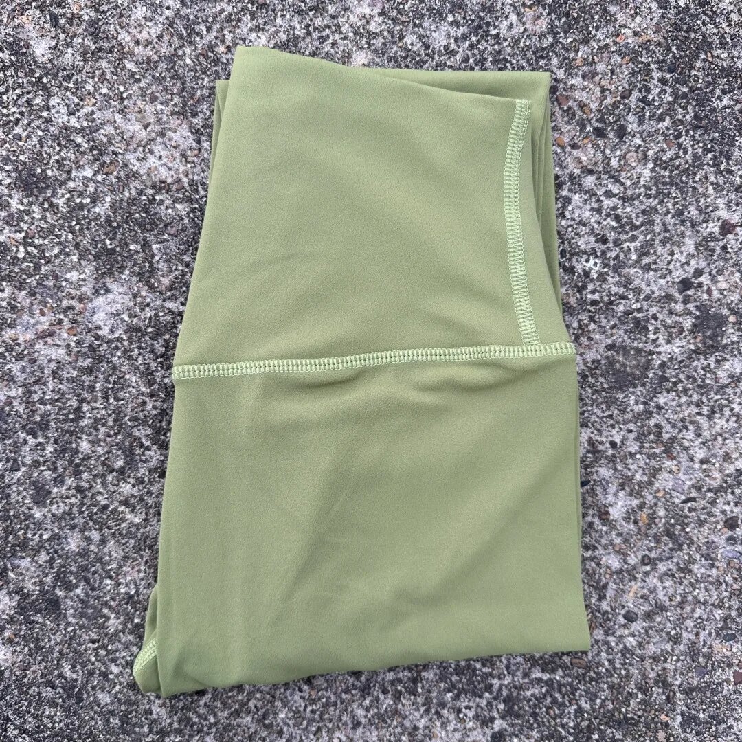 Леггинсы для йоги и фитнеса, высокая талия, цвет Matcha Green, размер S