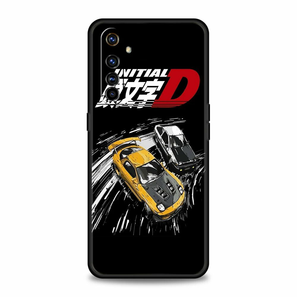 Черный чехол Realme GT Neo 3 Initial D