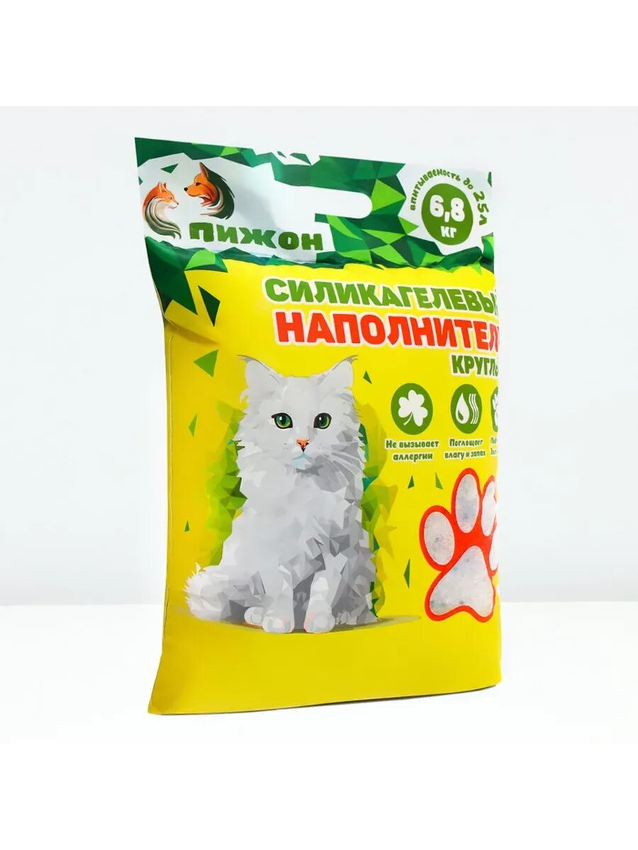 Гранулированный силикагелевый наполнитель для кошек