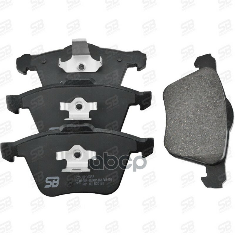 Колодки тормозные передние (VOLVO S60/V70/S80/XC70/XC90 98-) BP30352 SB Nagamochi арт. BP30352