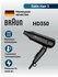 Фен Braun Satin Hair 3 HD 350, 1600 Вт, 2 скорости, ионизация, черный