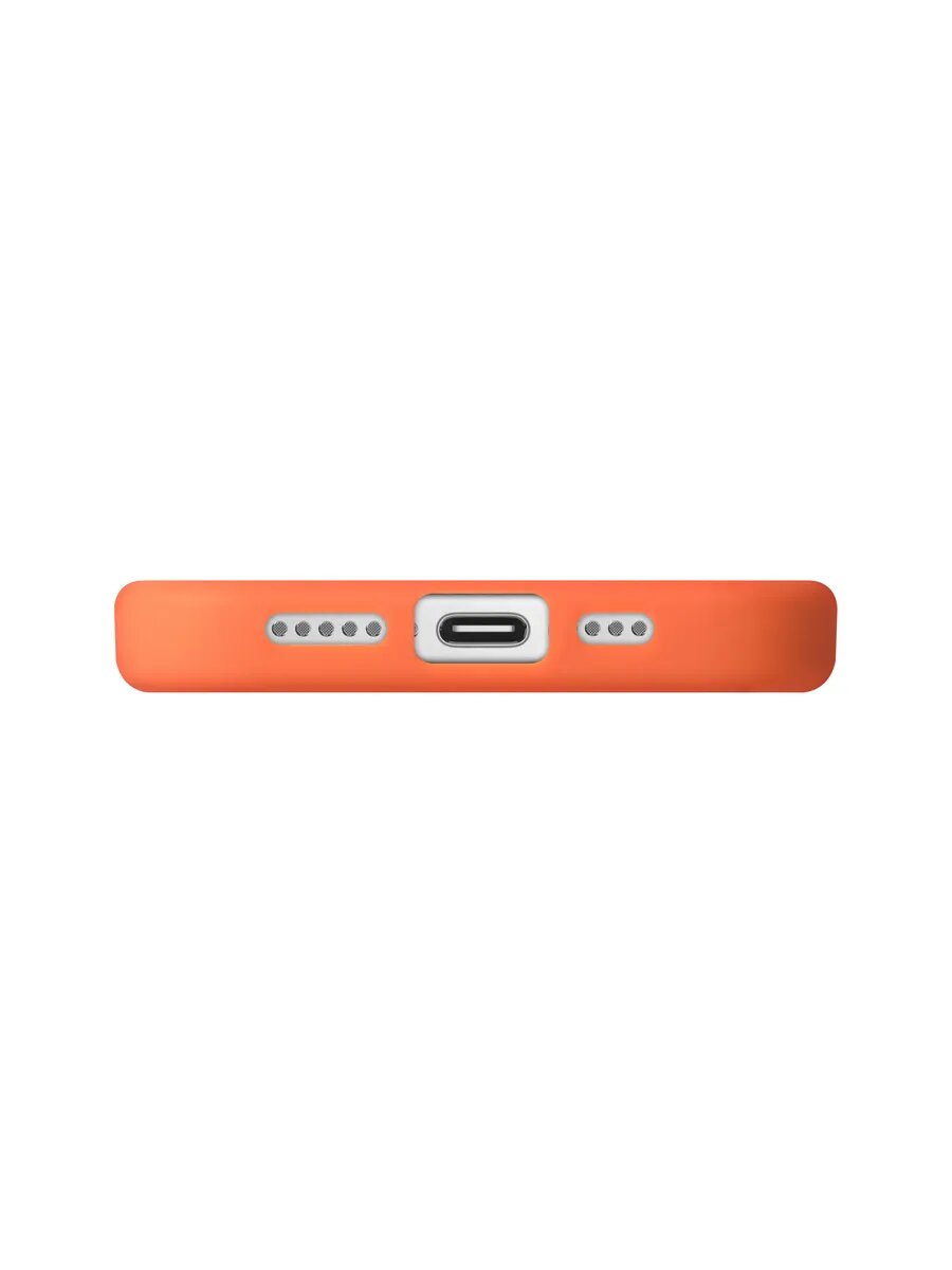 Чехол О’кейси, для iPhone 16 Pro, MagSafe, матовый, оранжевый — фото 1
