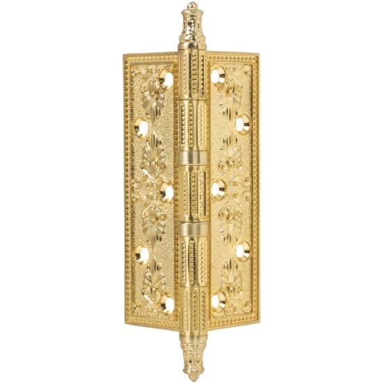 Петля дверная универсальная Archie GENESIS A030-G 4272 S.GOLD, мат. золото, "XL" 127х89мм, 1шт
