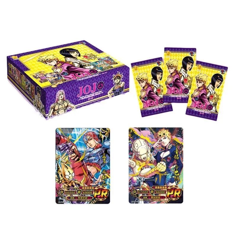 Коллекционные карточки JoJo's Bizarre Adventure: Golden Wind, 30 упаковок по 5 карт